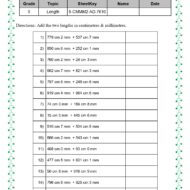Measurements Worksheets For Grade 5 - https://eLearning24x7.com
