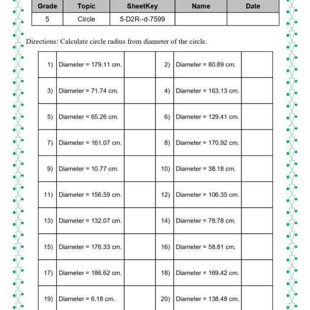 Geometry Worksheets For Grade 5 - https://eLearning24x7.com