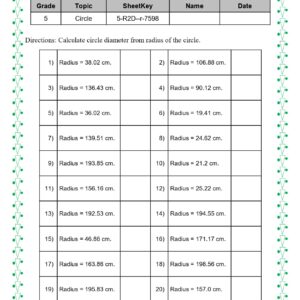 Geometry Worksheets For Grade 5 - https://eLearning24x7.com