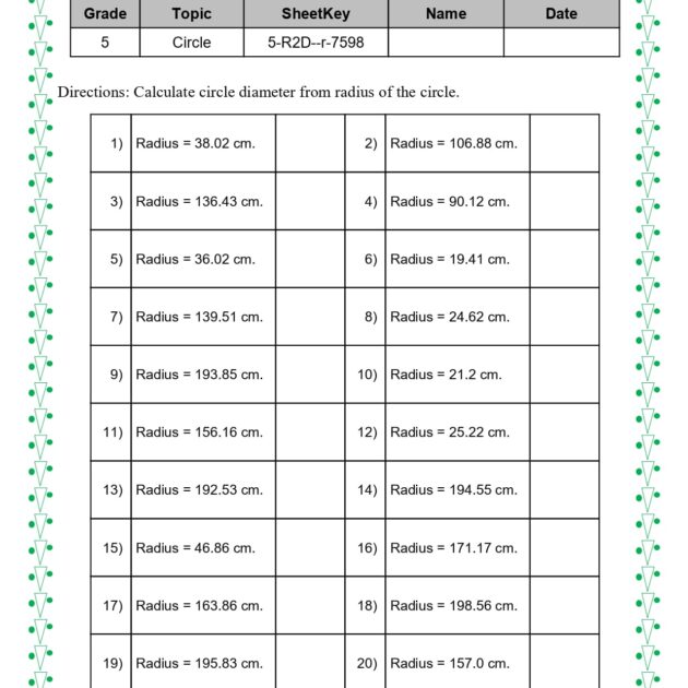 Geometry Worksheets For Grade 5 - https://eLearning24x7.com