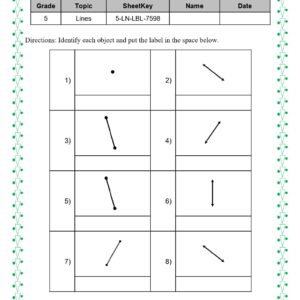 Geometry Worksheets For Grade 5 - https://eLearning24x7.com