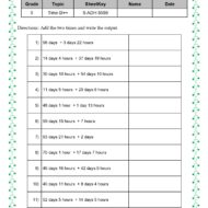 Time Worksheets For Grade 5 - https://eLearning24x7.com