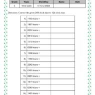 Time Worksheets For Grade 5 - https://eLearning24x7.com