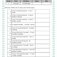 Time Worksheets For Grade 5 - https://eLearning24x7.com