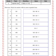 Number System Worksheets For Grade 2 - https://eLearning24x7.com