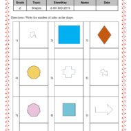 Shapes Worksheets For Grade 2 - https://eLearning24x7.com