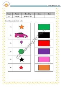 Match Object Color - https://eLearning24x7.com