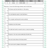 Verbs Worksheets For Grade 5 - https://eLearning24x7.com