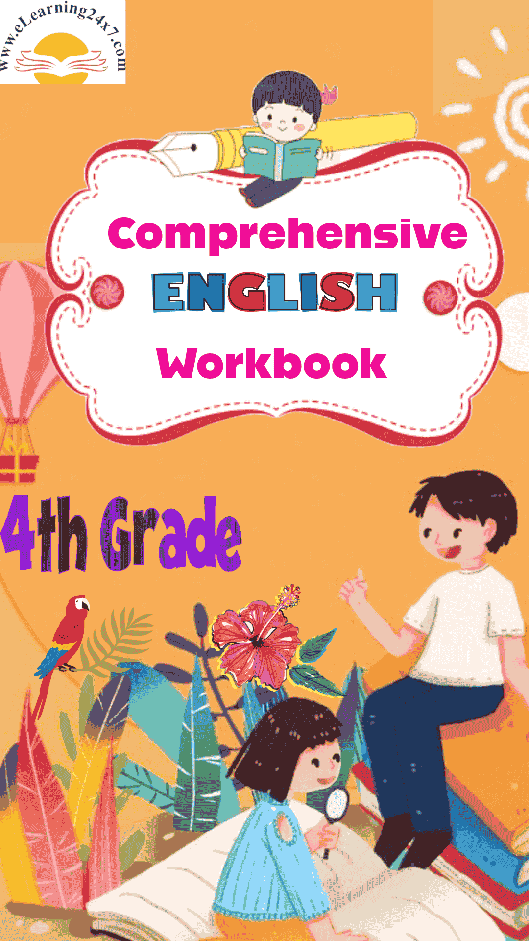 Comprehensive English Workbook For Grade-4 - https://eLearning24x7.com
